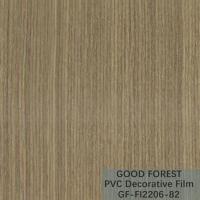 China Flowability PVC Decorative Film Scratch Resistance Wooden Grain for sale