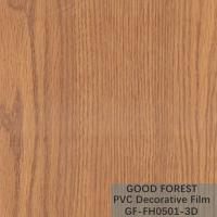 China Flowability PVC Decorative Film Scratch Resistance Wooden Grain for sale