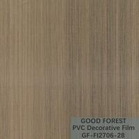 China Flowability PVC Decorative Film Scratch Resistance Wooden Grain for sale