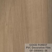 China Flowability PVC Decorative Film Scratch Resistance Wooden Grain for sale