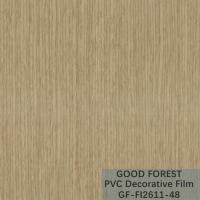 China Flowability PVC Decorative Film Scratch Resistance Wooden Grain for sale