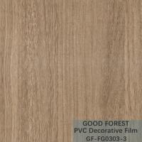 China Flowability PVC Decorative Film Scratch Resistance Wooden Grain for sale