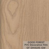 China Flowability PVC Decorative Film Scratch Resistance Wooden Grain for sale