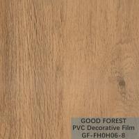 China Flowability PVC Decorative Film Scratch Resistance Wooden Grain for sale