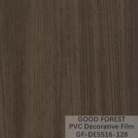 China Partition PVC Decorative Film 0.25mm - 0.60mm Thickness Dark Grey Color for sale