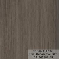 China Partition PVC Decorative Film 0.25mm - 0.60mm Thickness Dark Grey Color for sale