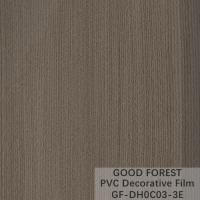 China Partition PVC Decorative Film 0.25mm - 0.60mm Thickness Dark Grey Color for sale