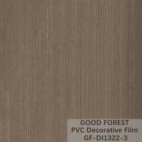 China Partition PVC Decorative Film 0.25mm - 0.60mm Thickness Dark Grey Color for sale