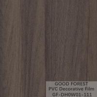 China Partition PVC Decorative Film 0.25mm - 0.60mm Thickness Dark Grey Color for sale