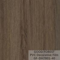 China Partition PVC Decorative Film 0.25mm - 0.60mm Thickness Dark Grey Color for sale