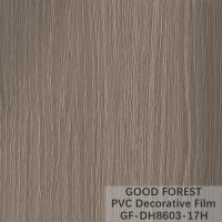 China Partition PVC Decorative Film 0.25mm - 0.60mm Thickness Dark Grey Color for sale