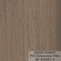 China Partition PVC Decorative Film 0.25mm - 0.60mm Thickness Dark Grey Color for sale