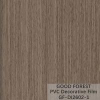 China Partition PVC Decorative Film 0.25mm - 0.60mm Thickness Dark Grey Color for sale