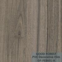 China Partition PVC Decorative Film 0.25mm - 0.60mm Thickness Dark Grey Color for sale