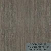 China Partition PVC Decorative Film 0.25mm - 0.60mm Thickness Dark Grey Color for sale