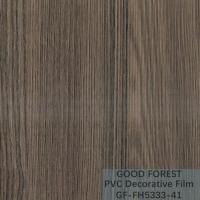 China Partition PVC Decorative Film 0.25mm - 0.60mm Thickness Dark Grey Color for sale
