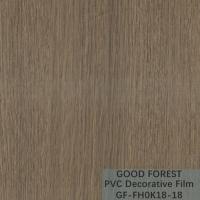 China Partition PVC Decorative Film 0.25mm - 0.60mm Thickness Dark Grey Color for sale