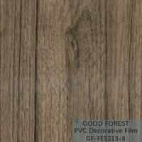 China Partition PVC Decorative Film 0.25mm - 0.60mm Thickness Dark Grey Color for sale