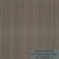 China Partition PVC Decorative Film 0.25mm - 0.60mm Thickness Dark Grey Color for sale