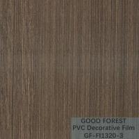 China Partition PVC Decorative Film 0.25mm - 0.60mm Thickness Dark Grey Color for sale