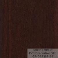 China Wooden Grain Dark Wood Film Decorative 0.25mm - 0.60mm Thickness for sale
