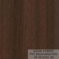 China Wooden Grain Dark Wood Film Decorative 0.25mm - 0.60mm Thickness for sale