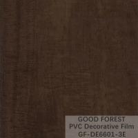 China Wooden Grain Dark Wood Film Decorative 0.25mm - 0.60mm Thickness for sale