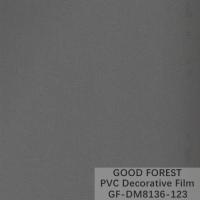 China Wallboard PVC Decorative Film Leather Grain Good Flowability for sale