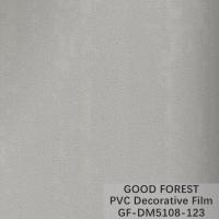 China Wallboard PVC Decorative Film Leather Grain Good Flowability for sale
