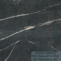 China Wardrobes Marble PVC Film Grain With 0.25 - 0.60mm Thickness for sale