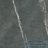 China Wardrobes Marble PVC Film Grain With 0.25 - 0.60mm Thickness for sale