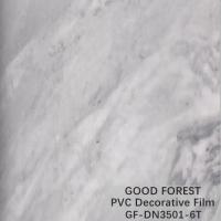 China Wardrobes Marble PVC Film Grain With 0.25 - 0.60mm Thickness for sale