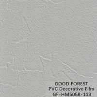 China Wardrobes Marble PVC Film Grain With 0.25 - 0.60mm Thickness for sale