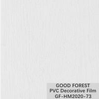 China Cabinet Wood Grain PVC Decorative Film Pure Colour Blistering for sale
