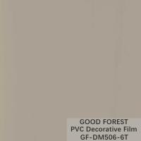 China ODM PVC Decorative Film Bright Paint Blister Wood Grain Film for sale