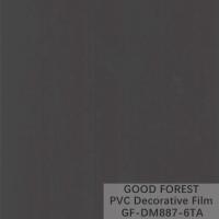 China ODM PVC Decorative Film Bright Paint Blister Wood Grain Film for sale