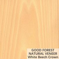 China Natural White Beech Wood Veneer Crown Cut Customized Service for sale
