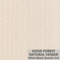 China Natural White Beech Wood Veneer Crown Cut Customized Service for sale