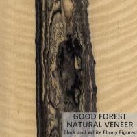 China ODM Furniture Natural Wood Veneer Crown Cut Black And White Ebony for sale