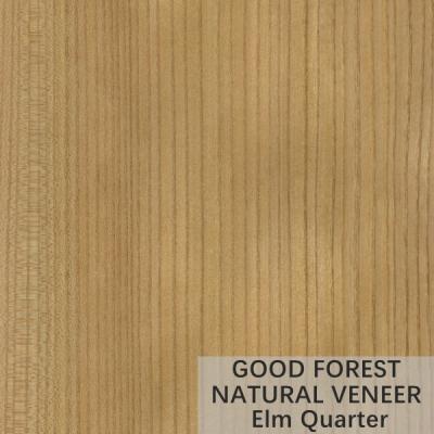 China ELM Natural Wood Veneer Crown Cut Grain Provide Customized Service for sale