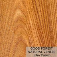 China ELM Natural Wood Veneer Crown Cut Grain Provide Customized Service for sale