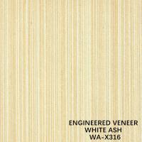China Fancy Recomposed White Ash Wood Veneer WA-X316 Slice Cut For Interior Doors for sale