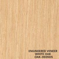 China Fancy Recomposed White Oak Wood Veneer H035DS Straight Grain For Handicrafts for sale