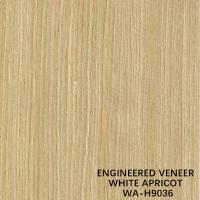 China ISO The Simulation White Apricot Wood Veneer H9036 Straight Cut For Cabinet Face Manufacturer From China for sale