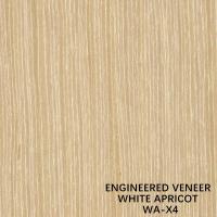 China Decoration Faux Apricot Wood Veneer X4 Good Price From China Factory Straight Grain Of Yellow Color Customized Service for sale