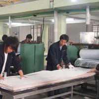 China Engineered Wood Veneer Padouk Straight Grain Slice Cut Technics Thickness 0.5mm For Cabinet Face PDK-187S/415S/616S for sale