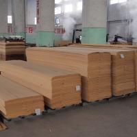 China Decoration Engineered Black Walnut Wood Veneer X643 Straight Grain Light Color ISO for sale