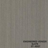 China Cabinet Fancy Recomposed Slate Wood Veneer Walnut X937 Fineline Grain Lengthened Size 3100mm From China Manufacturer Iso for sale