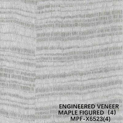 China Hotel Reconstituted Maple Figured Wood Veneer X6523 Dyed Grey Color Slice Cut Technics Good Price From China Manufacture for sale