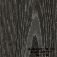 China Furniture Black Apricot Engineered Wood Veneer H314C Flat Cut Crown Grain 2500-3100mm for sale